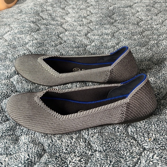 Rothy's | Shoes | Rothys Ballet Flats Dark Navywhite Sz 8 | Poshmark